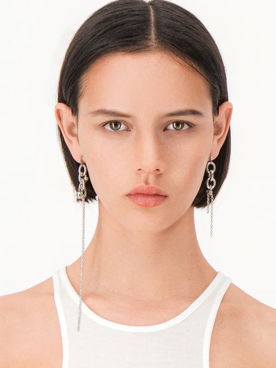 JUSTINE CLENQUET Sofie Earrings - Palladium KÜPE