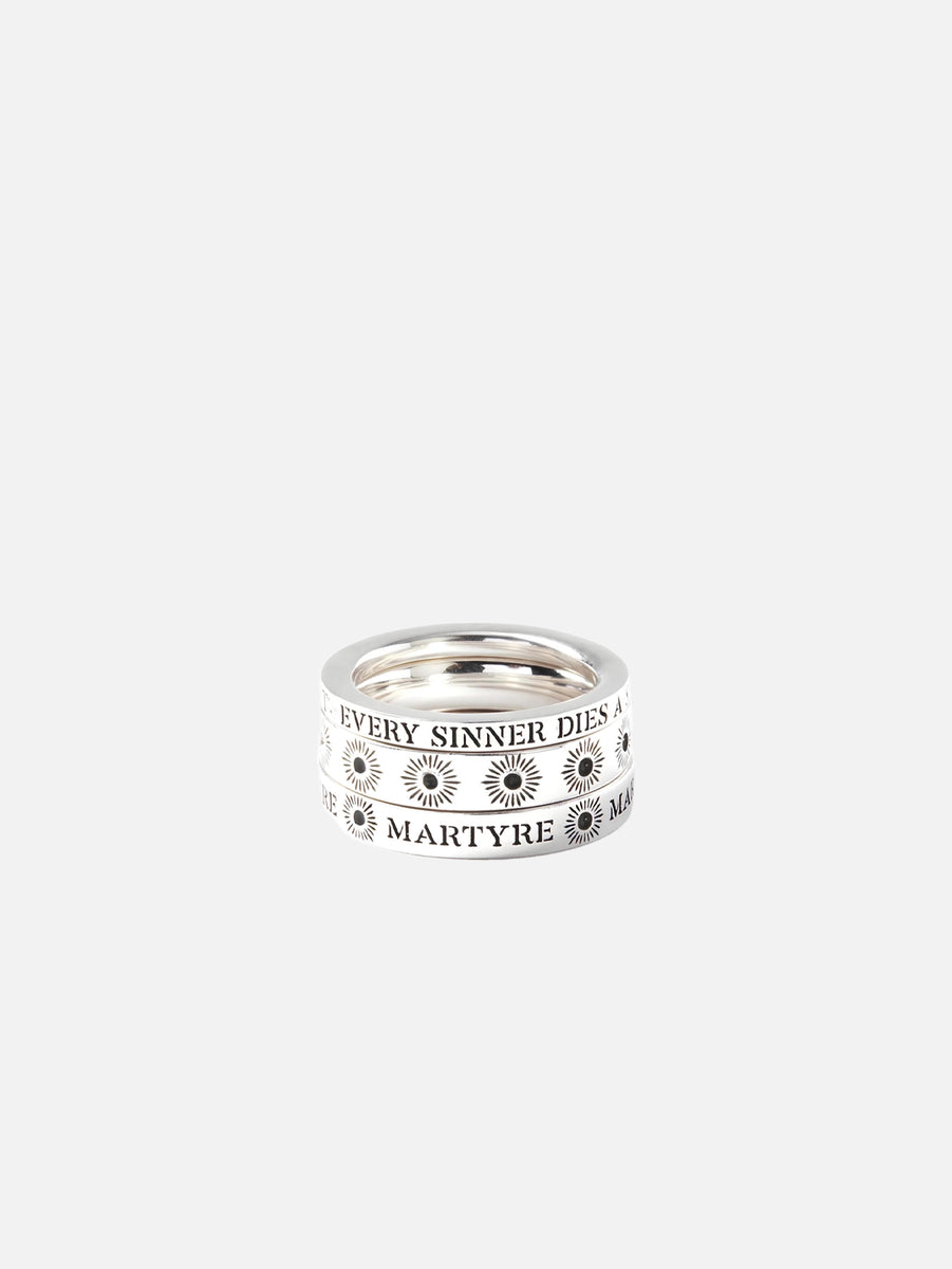 Sinner Stack Set - Sterling Silver